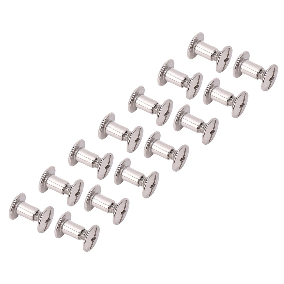 4.5x6x9mm 50 Set M3.5 Screw Rivets Flat Round Head Binding Rivets For ...