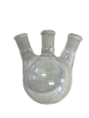 SIGMA-ALDRICH Glass 100mL 14/20 3-Neck Angled Round Bottom Flask | eBay