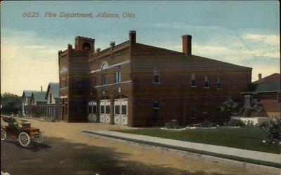 Alliance OH Fire Department c1910 Postcard | eBay