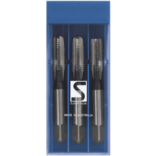 Sutton Tools STRAIGHT FLUTE TAP SET MF12x1.5mm HSS ISO 529 Metric *Aust ...
