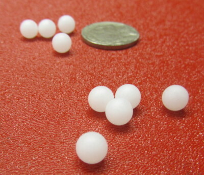 HDPE Polyetylene Solid Plastic Balls -Sphere.250" (1/4") Dia, 250 pcs ...