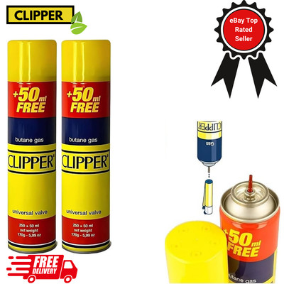 Clipper Universal High Quality Butane Gas Lighter Refill Fluid Fuel ...