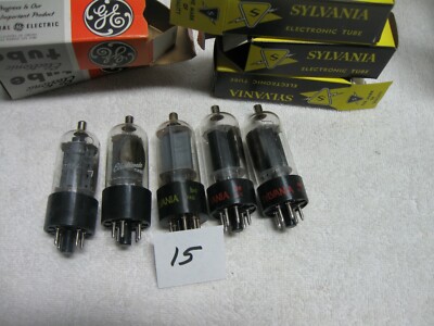 G.E. & Sylvania 6BQ6 GTB tubes; NOS; Lot of five (5); original boxes | eBay