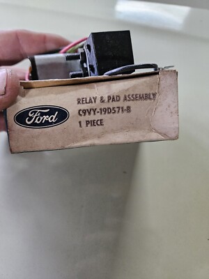 NOS FORD C9VY-19D5 1967-1969 LINCOLN A/C COMPRESSOR CLUTCH RELAY & PAD ...