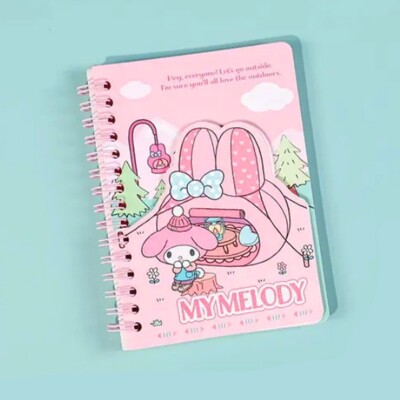 My Melody - Notebook Journal Planner A6 In Pink Original Anime Manga ...