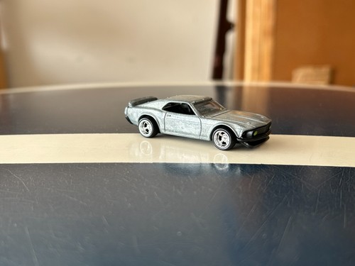 Hot Wheels UNSPUN ZAMAC '69 Mustang Boss 302 RTR NO TAMPO Real Riders ...