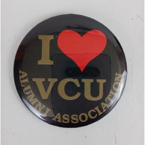 Vintage I Love VCU Alumni Association Button Pin | eBay