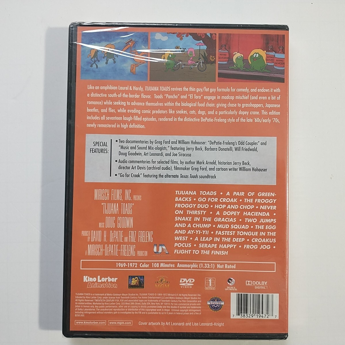 Tijuana Toads (The DePatie / Freleng Collection) (DVD, 1969) for sale ...