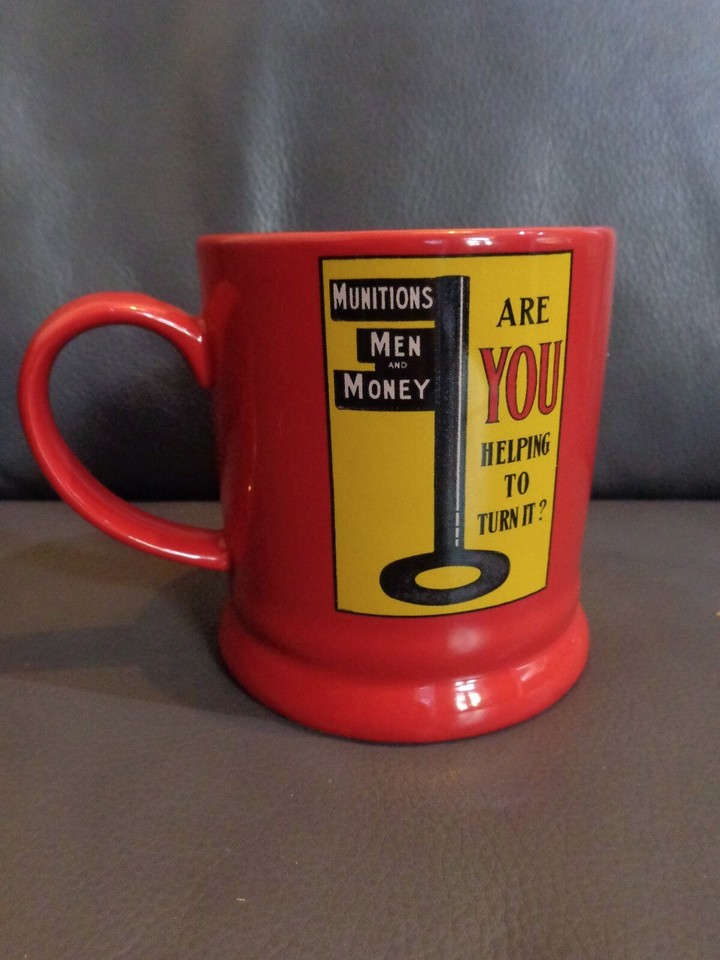 Imperial War Museum Lge WW1 Commemorative Mug Munitions Men Money The ...