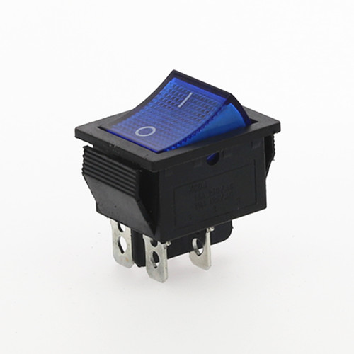 2 Position Rectangular Rocker Switch Latching On Off DPST 4 Pin 250V ...