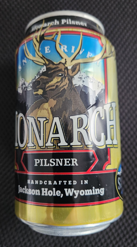 Snake River Brewing Monarch Pilsner Beer Can Micro Jackson Hole WY | eBay