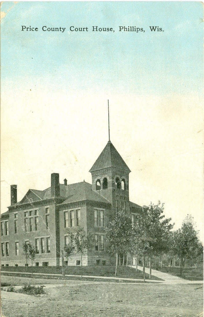 Phillips, WI The Price County Court House | eBay
