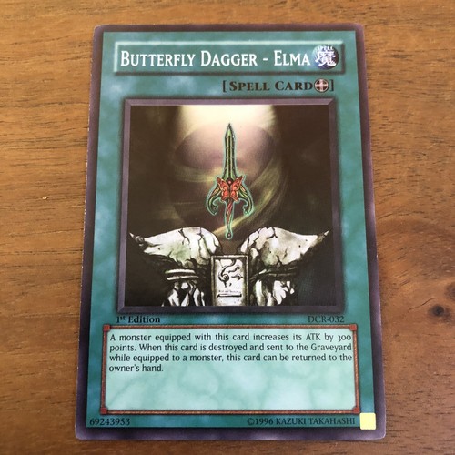 Yu Gi Oh Butterfly Dagger Elma 1st Edition DCR-O32 Played | eBay