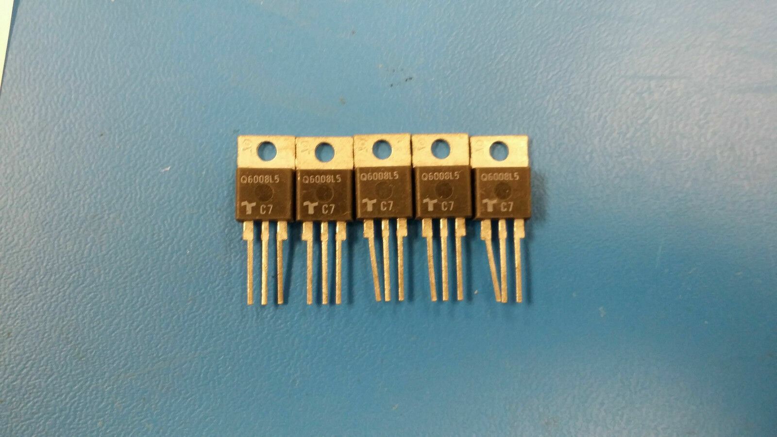 (5 PCS) Q6008L5 TECCOR Thyristor TRIAC 600V 100A 3-Pin(3+Tab) TO-220AB ...