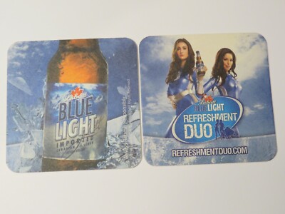2010 Beer Brewery Coaster ~ LABATT Blue Light Refreshment Duo ...