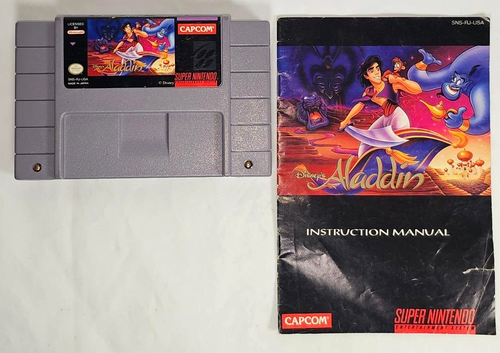 Disney's Aladdin Super Nintendo SNES Authentic VTG | eBay