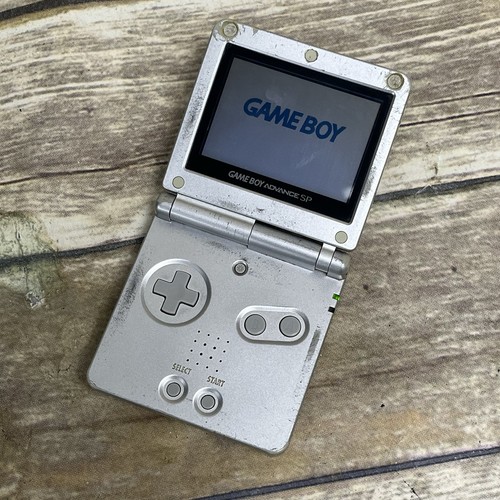 Gameboy Advanced SP GBA Platinum Silver AGS-001 Tested US Model | eBay
