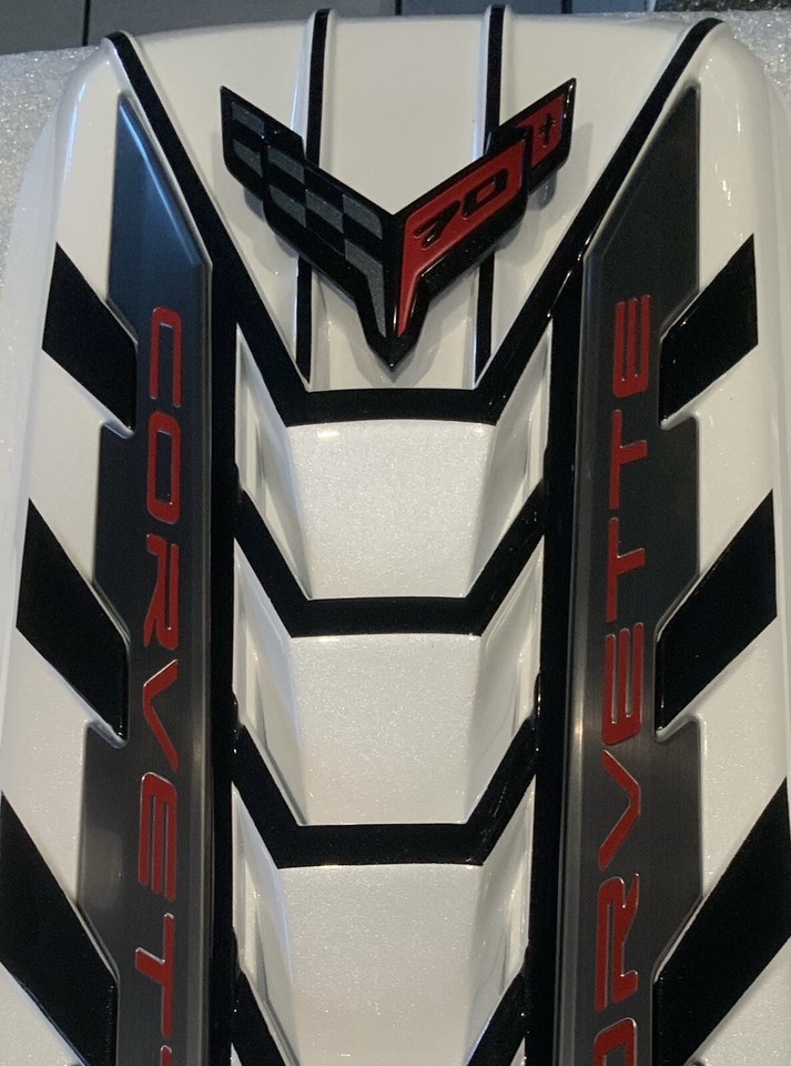 C8 Corvette Carbon Flash OEM 70th Anniversary Emblem For Hood/Waterfall ...