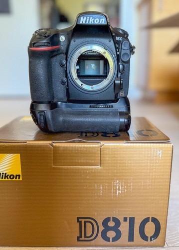 Nikon D810 36.3 MP Digital SLR Camera w/Battery Grip, Mem. Cards, Orig Box + | eBay