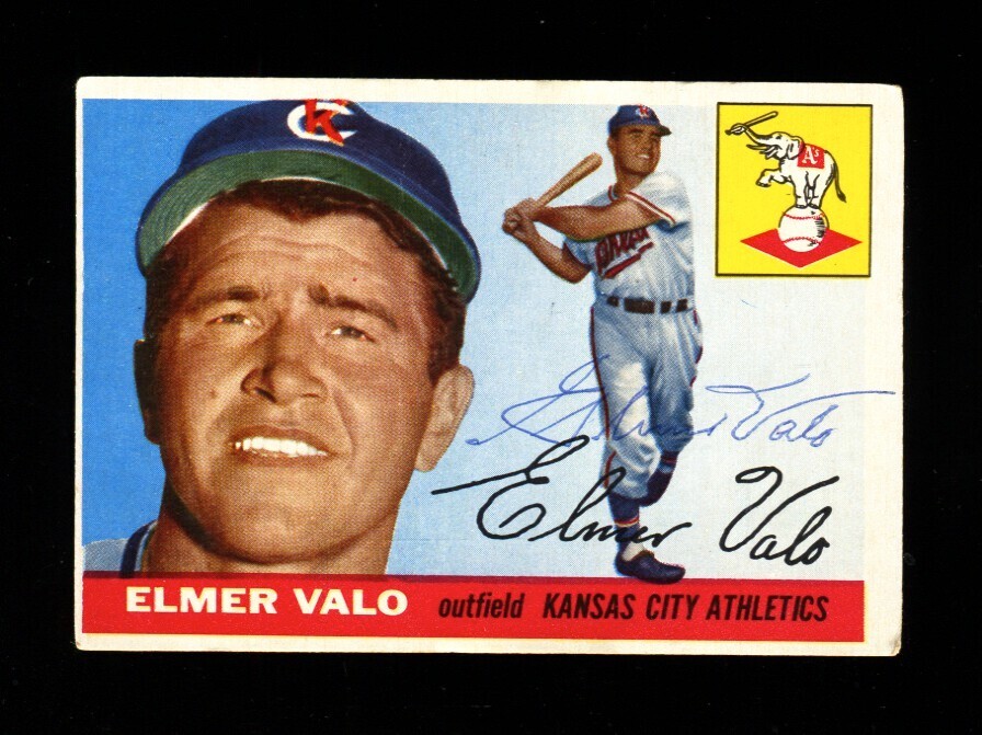 1955 TOPPS RELMER VALO #145 AHTLETICS SIGNED AUTOGRAPH | eBay
