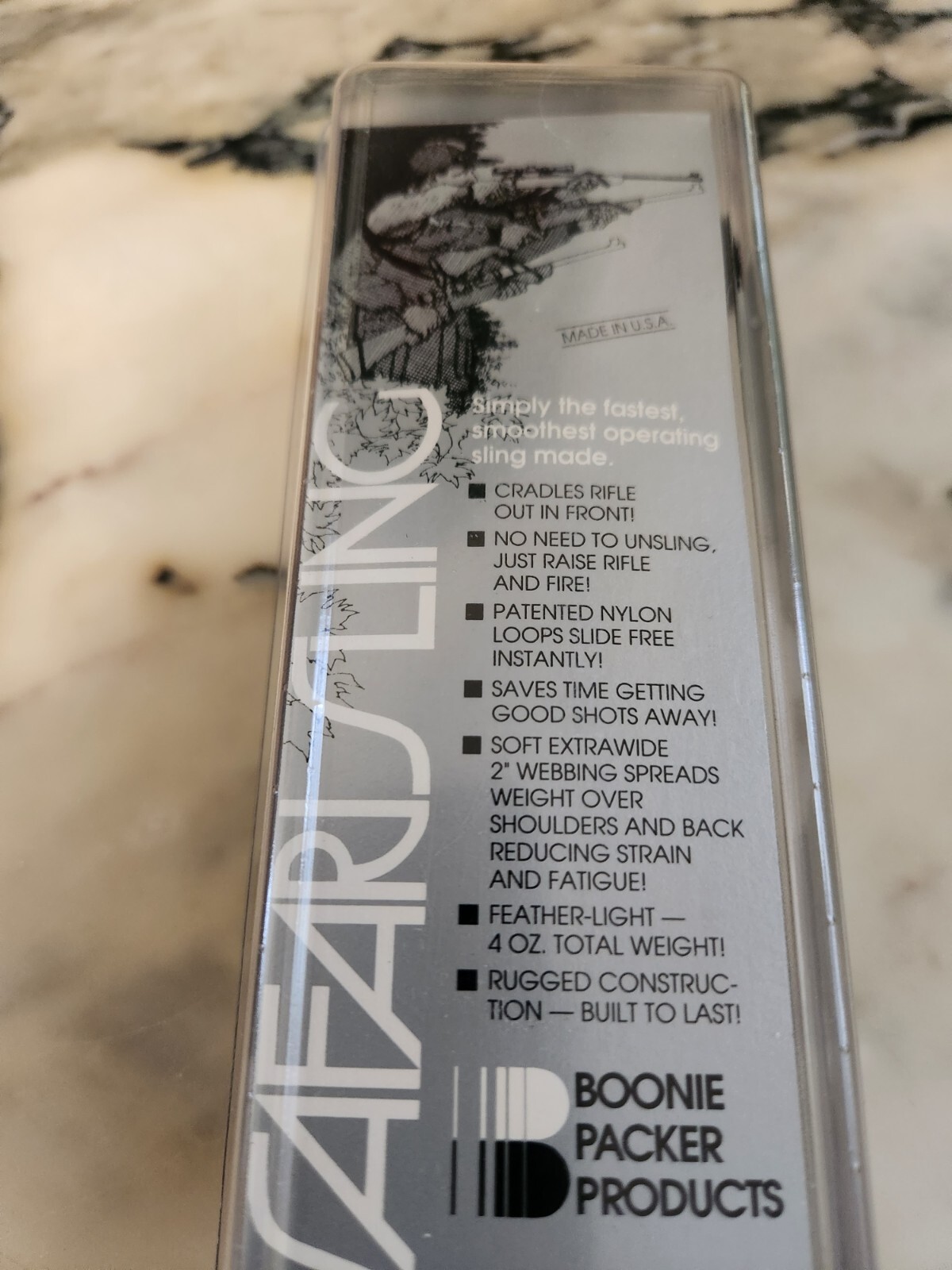 Boonie Packer Rifle Sling For AR Frames, 1 1/4" Wide, Black, BP42,Old ...