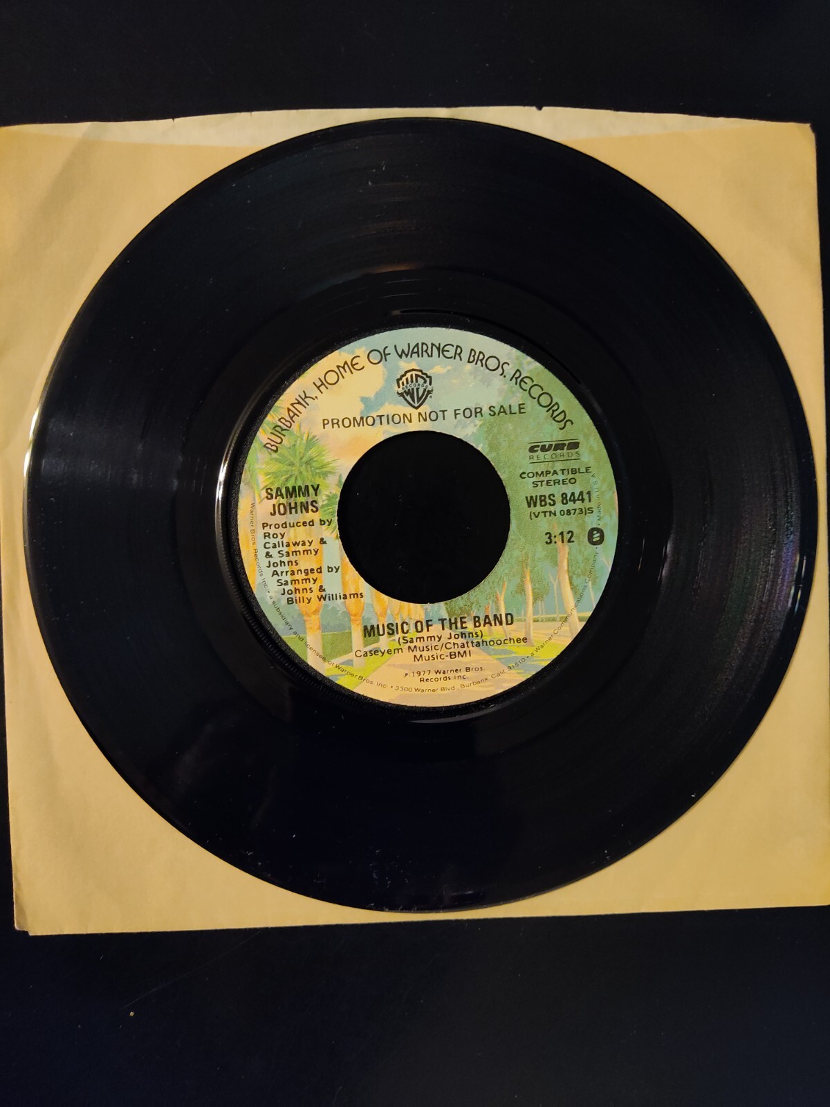 Sammy Johns - Chevy Van / Music of the Band 45rpm 7" Single Promo | eBay
