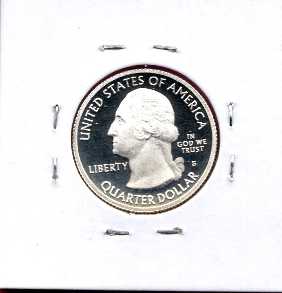 2010-S HOT SPRINGS SILVER ATB QTR STRAIGHT FROM PROOF SET ACTUAL COIN ...