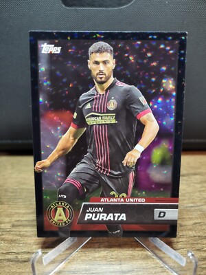 2023 Topps MLS #51 Juan Purata Icy Black Foil - Atlanta United | eBay