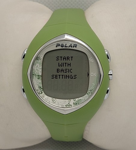 Ladies Polar F6 Sage Green Training Heart Rate Digital Watch L5 | eBay