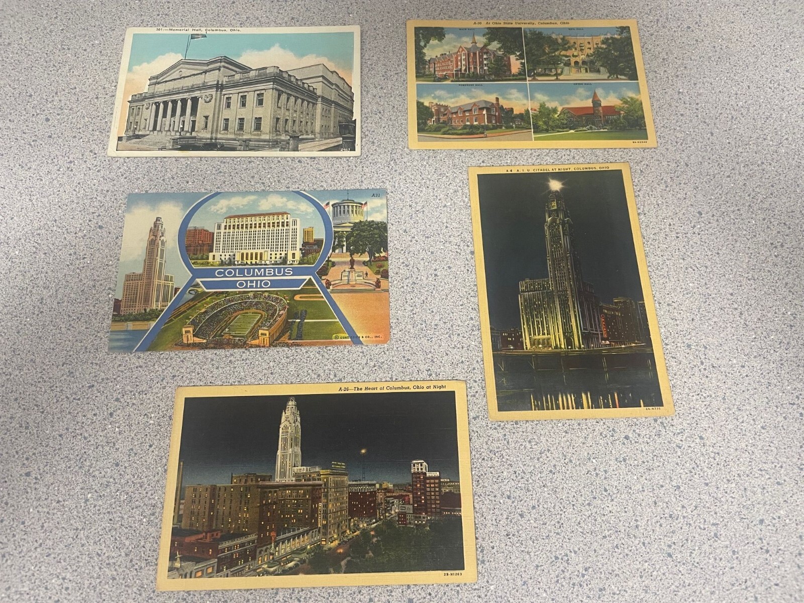 Columbus OH Lot of 5 Old Postcards Ohio | eBay