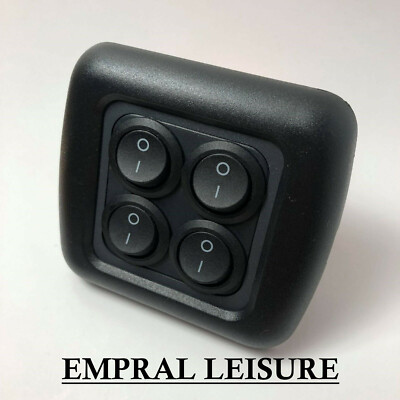 Campervan 12v Light Switch CBE Usb Voltmeter Control Panel Caravan ...