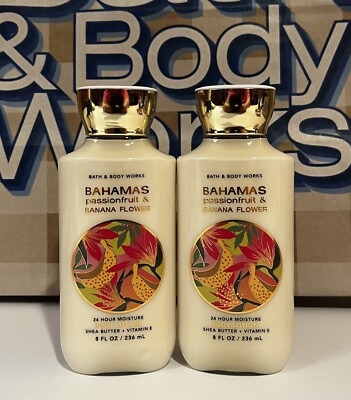 Bath & Body Works Bahamas Passionfruit & Banana Flower Body Lotion S/3 ...