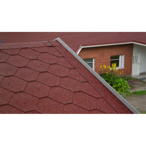 18x Asphalt Roofing Shingles Self-Adhesive Hexagonal Shed Roof Felt ...