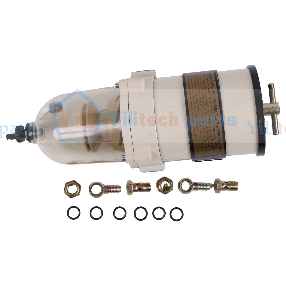 Marine Fuel Filter Water Separator 900FH 900FG 90GPH Fits For Racor ...