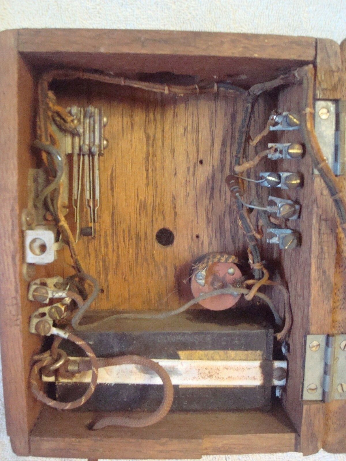 Antique Western Electric Railroad Train Phone Wood Box (Item # 183) | eBay