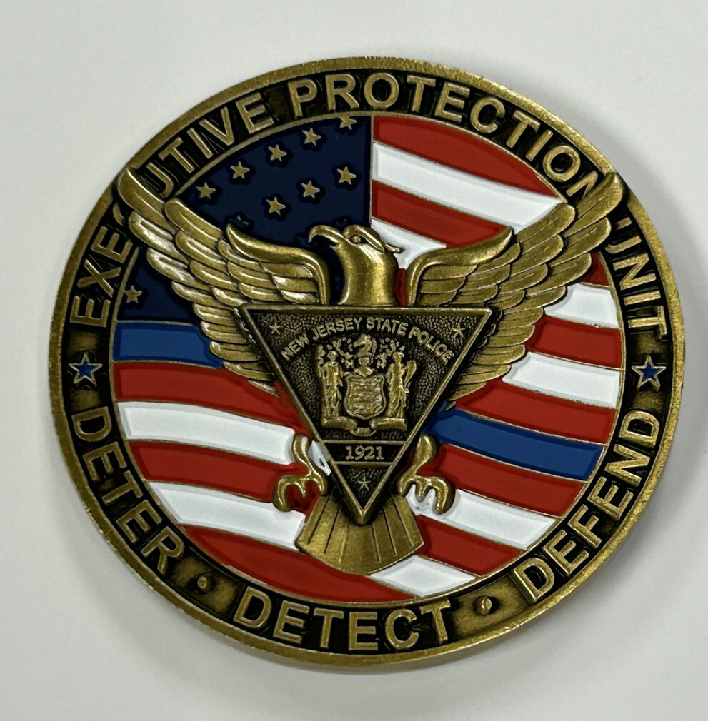 New Jersey State Police Badge NJSP New Jersey State Police