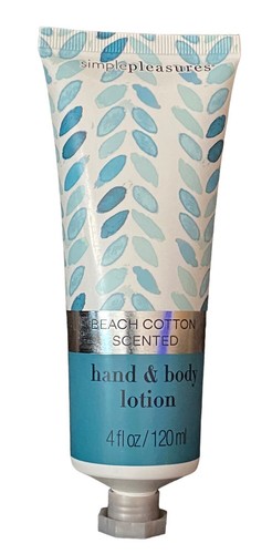Simple Pleasures Beach Cotton Scented Hand & Body Lotion 4 fl oz | eBay