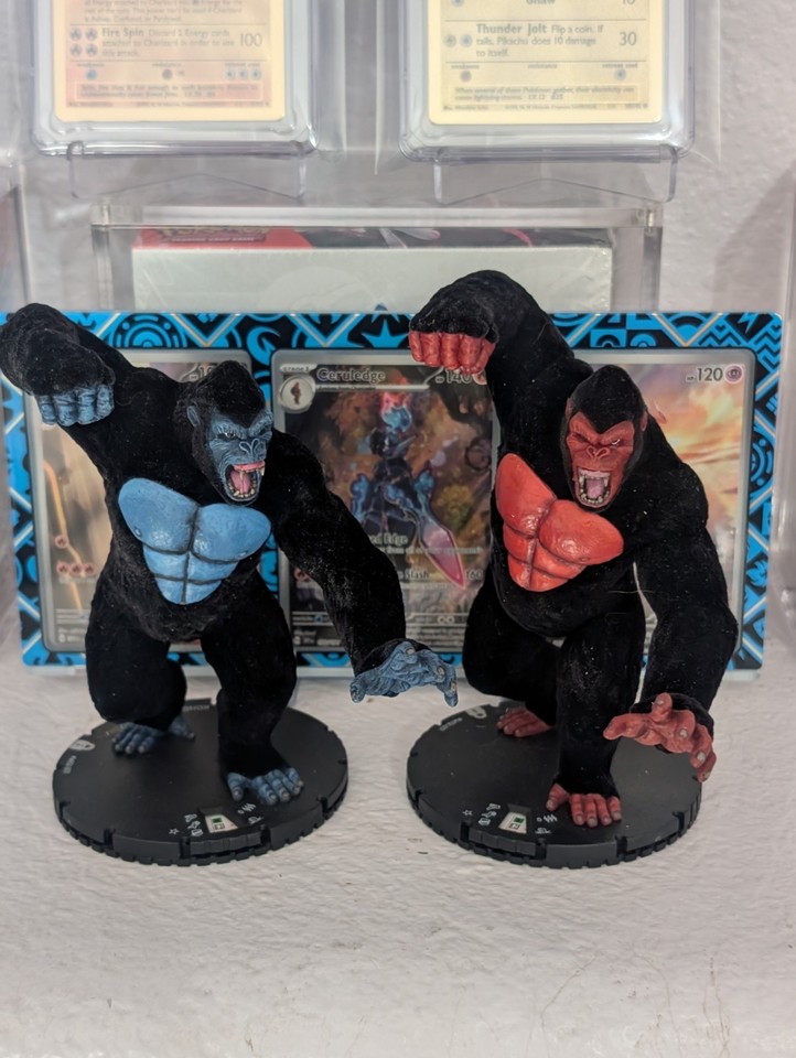 Marvel Heroclix Custom Painted Colossal Kong WKX-001 w/ Card & Terrain ...