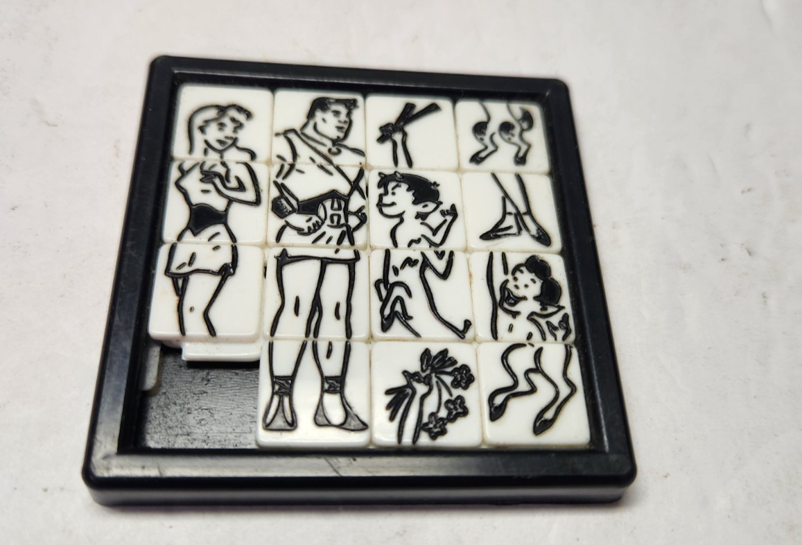 VINTAGE 1960S ROALEX CO CARTOON DEXTERITY TOY SLIDER HERCULES | eBay