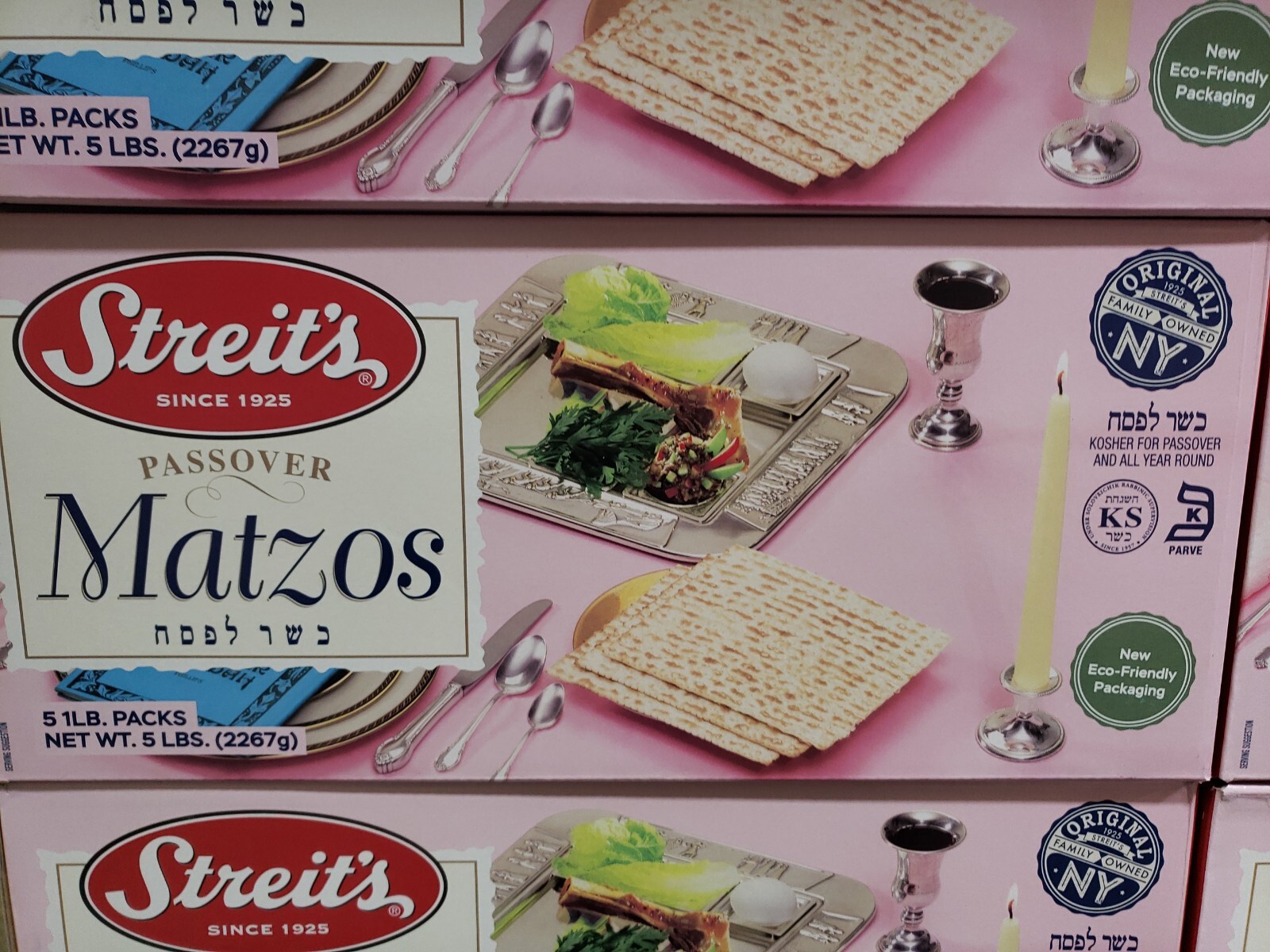 Manischewitz Matzos Case 5 of 1lb Boxes Kosher for Passover 12/31/2020 ...