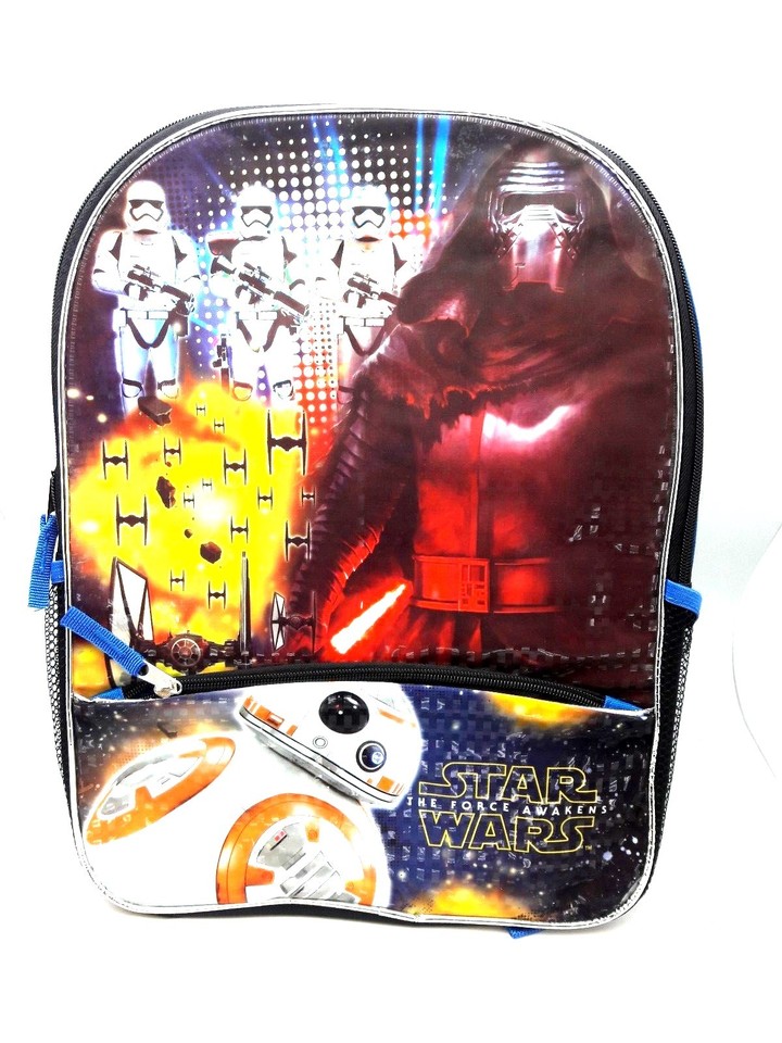 Star Wars Backpack The Force Awakens Kylo Ren First Order Stormtrooper ...