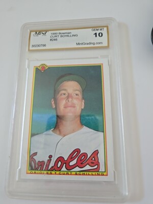 1990 Bowman - Collector's Edition (Tiffany) #246 Curt Schilling GEM-MT ...