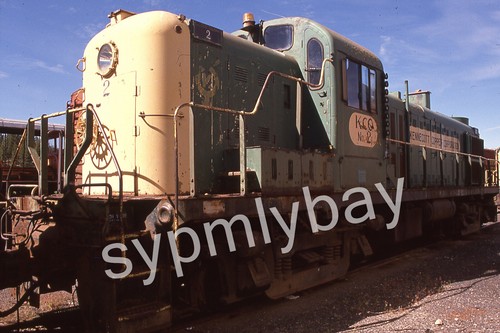 Photo Slide Kennecott Copper Co. Loco #2, Alco RS3, Portola RR Museum ...