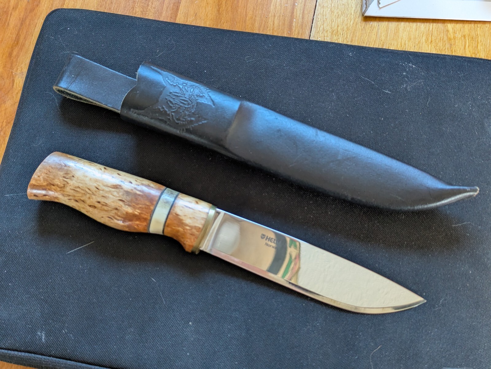 HELLE Sylvsteinen - Fixed Blade Knife - Limited Edition - Laminated ...