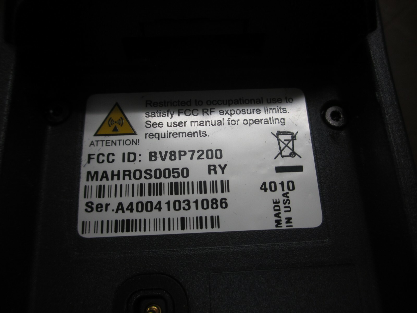 Lot of 10 Harris P7200 MAHROS0050 Two Way Radio [No BATTERY/Antenna ...