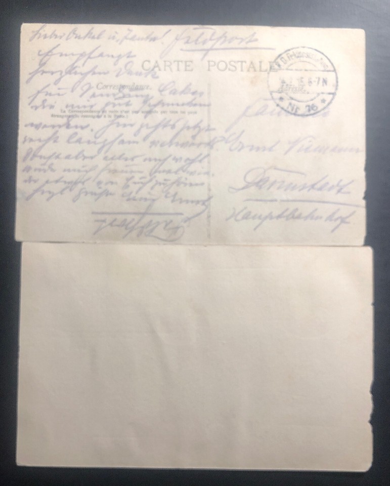 1915 Feldpost Germany RPPC Postcard cover Martin siemens steel ovens | eBay