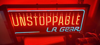 Neon Unstoppable Sign - LA GEAR - MICHAEL JACKSON SHOES | eBay