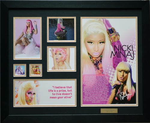 Nicki Minaj Limited Edition Signature Framed Memorabilia (b) | eBay