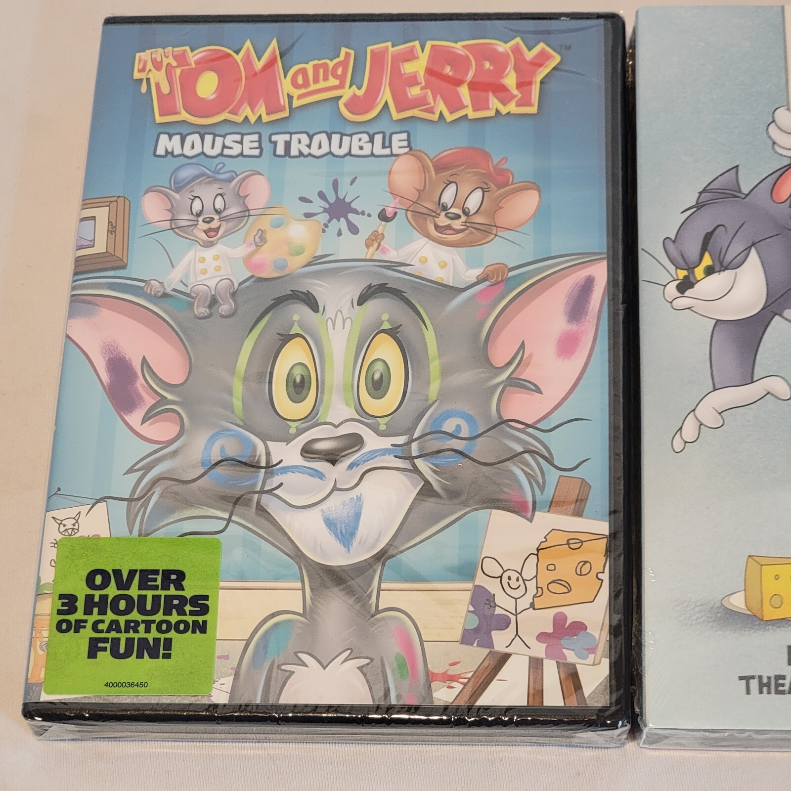Tom And Jerry 3 DVD Lot NEW SEALED Gene Deitch Col, Mouse Trouble, Upon ...
