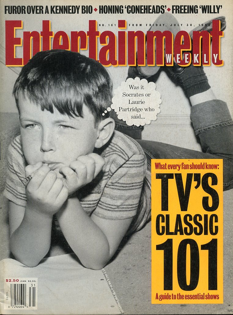 TV's Classic 101 TV Shows 1993 Entertainment Weekly #M307 | eBay
